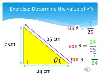 Trigonometric ratios | PPTX
