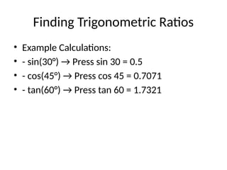 Trigonometric_Ratios_Calculator.observation presentationpptx | PPTX