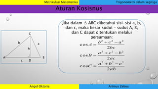 Trigonometri dalam segitiga | PPTX