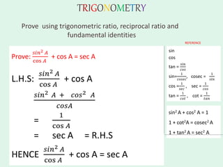 Trigonometry 1 | PPTX