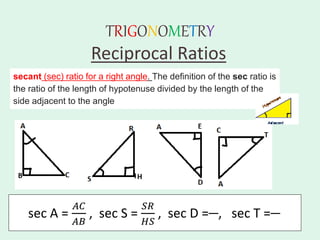 Trigonometry 1 | PPTX