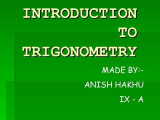 Trigonometry | PPT