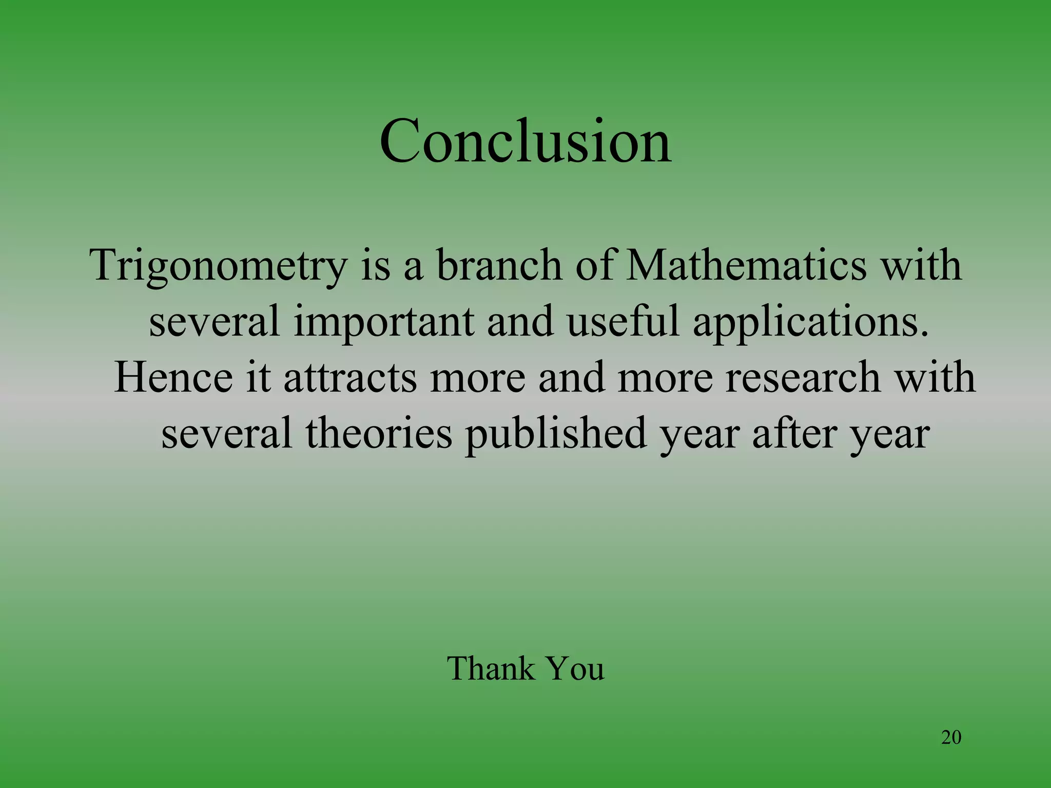 Trigonometry | PPT
