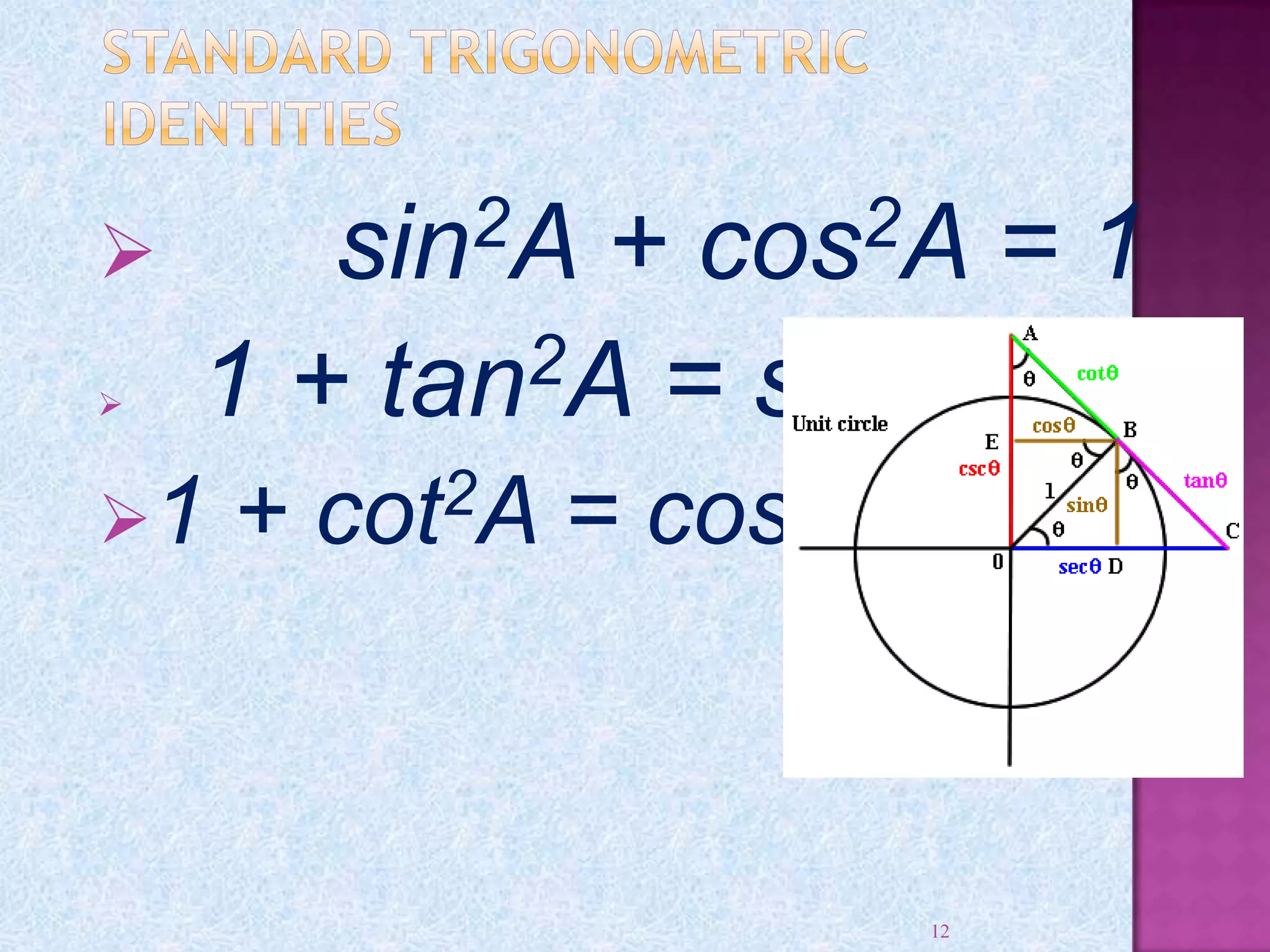 Trigonometry | PPTX | Physics | Science