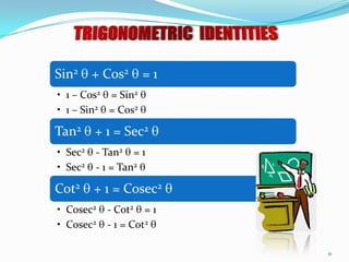 Trigonometry | PPTX
