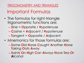 Trigonometry | PPTX