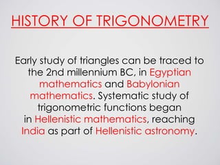 Trigonometry | PPTX