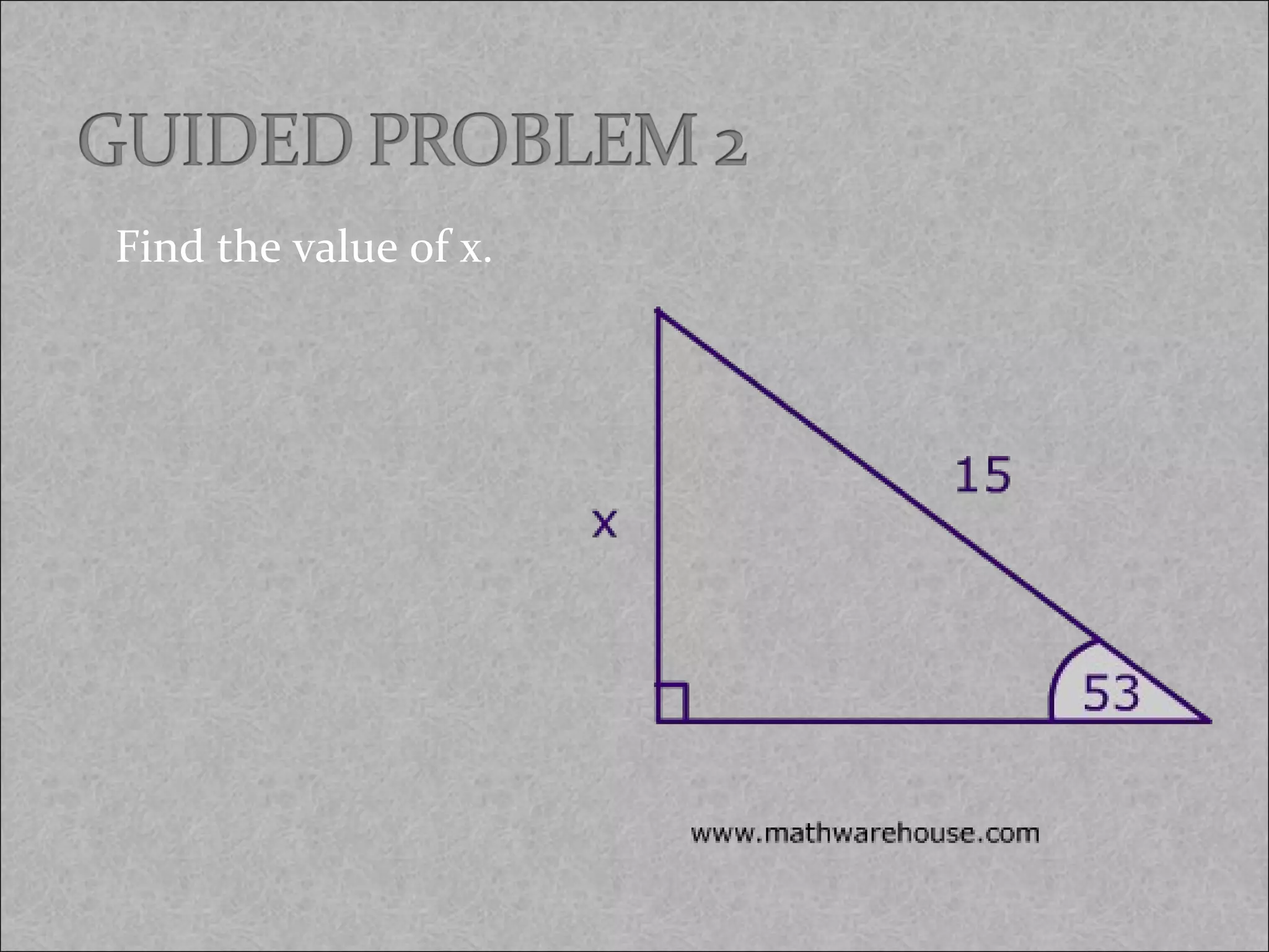 Trigonometry introduction for geometry students | PPT