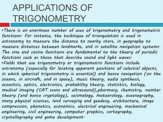 Trigonometry | PPTX