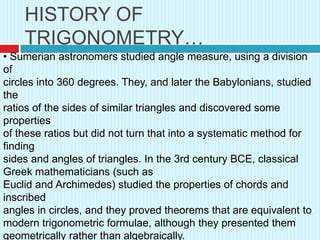 Trigonometry | PPTX