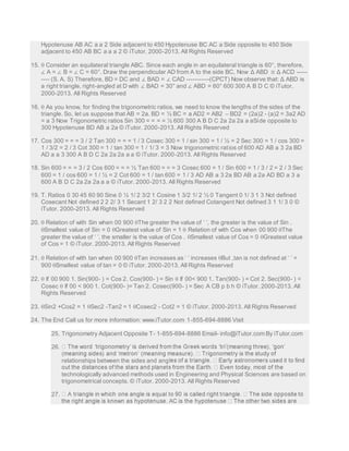 Trigonometry | PDF
