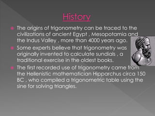 Trigonometry | PPTX | Geology | Science