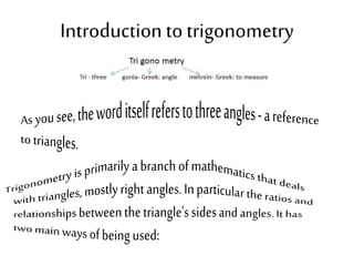 Trigonometry | PPT
