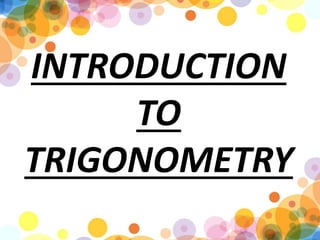 Trigonometry | PPTX