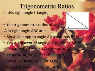 Trigonometry | PPTX | Physics | Science