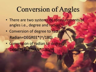 Trigonometry | PPTX | Physics | Science
