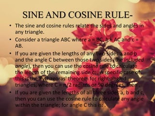 Trigonometry | PPTX | Physics | Science