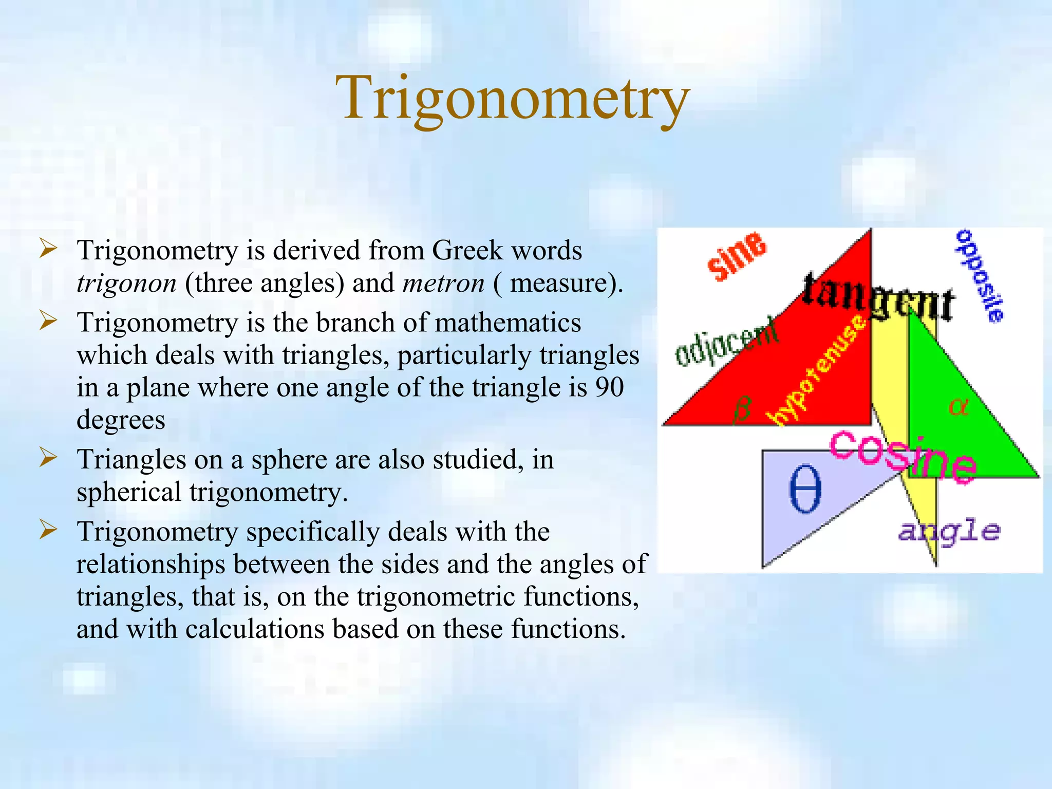 Trigonometry | PPT