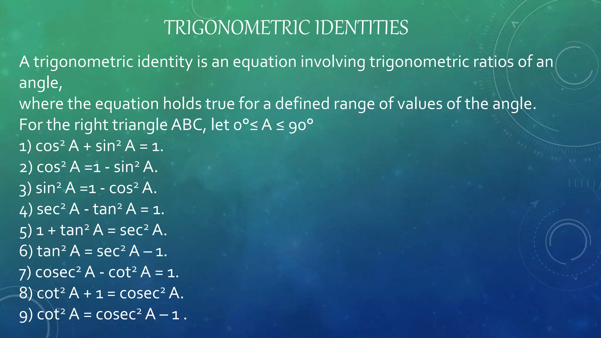 Trigonometry | PPTX
