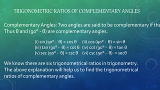 Trigonometry | PPTX