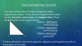 Trigonometry | PPTX