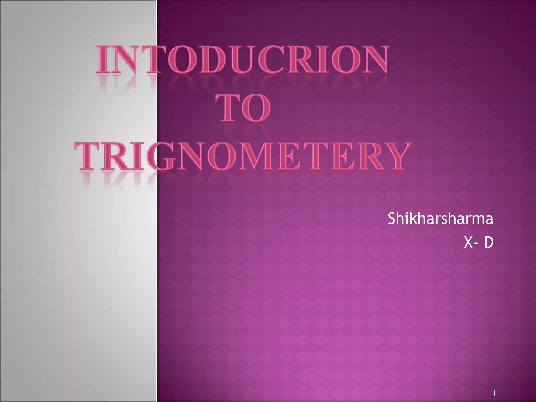 Trigonometry | PPT