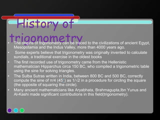 Trigonometry | PPTX