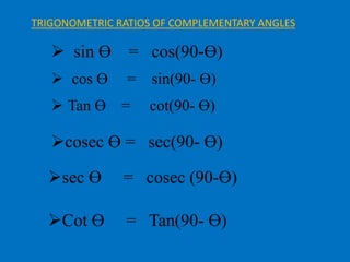 Trigonometry | PPTX | Physics | Science