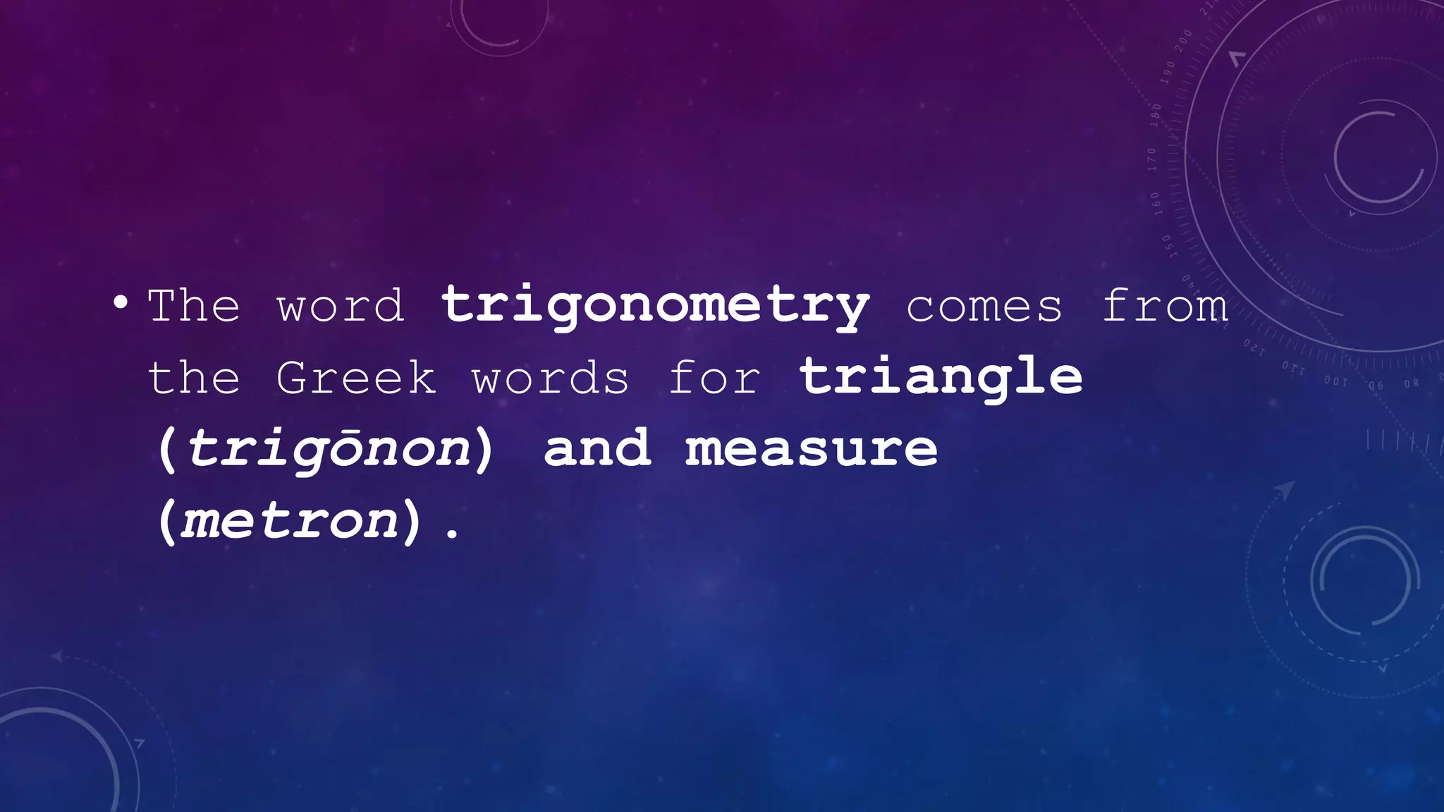 Trigonometry - The Six Trigonometric Ratios | PDF