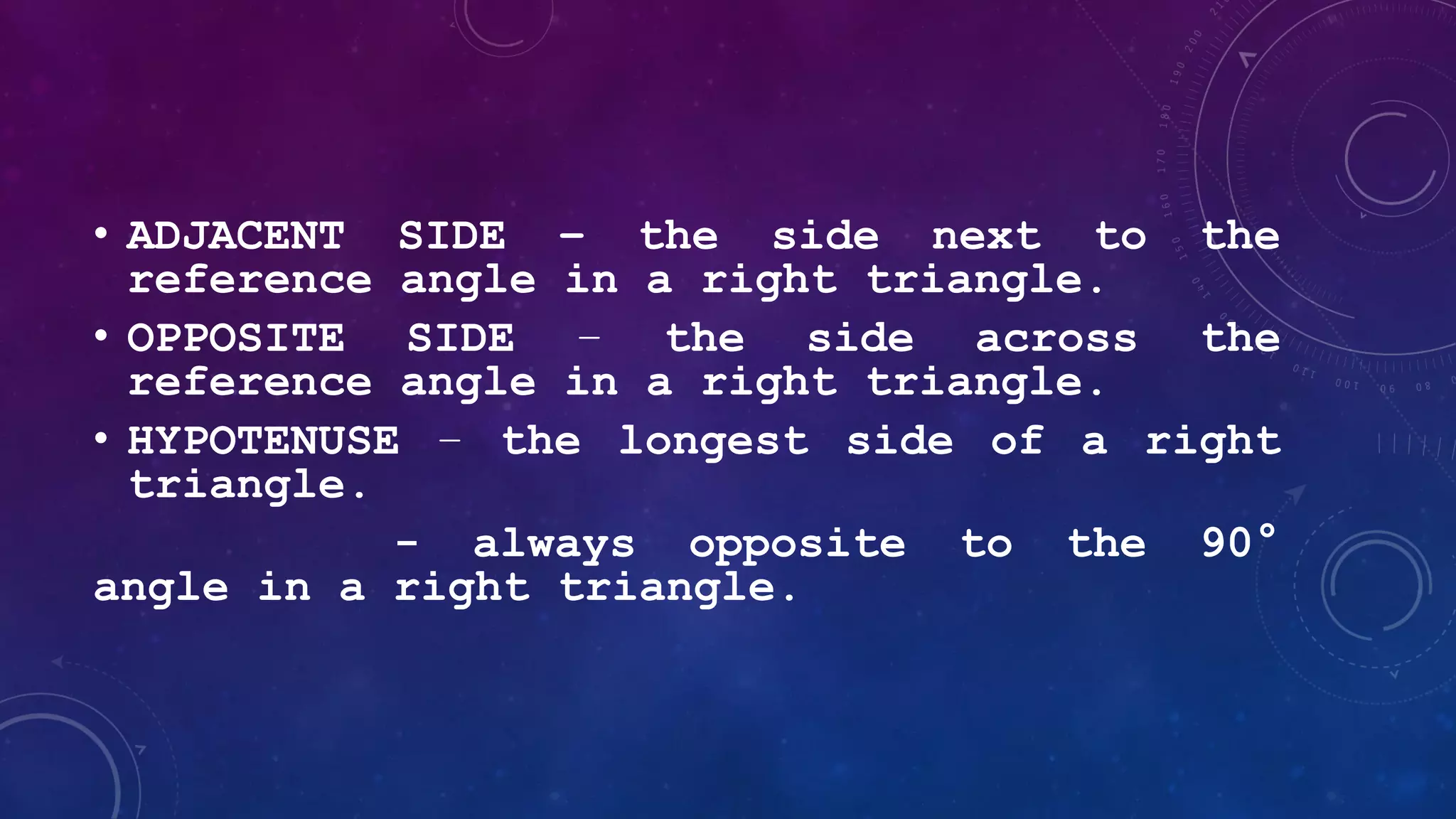 Trigonometry - The Six Trigonometric Ratios | PDF
