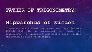 Trigonometry - The Six Trigonometric Ratios | PDF