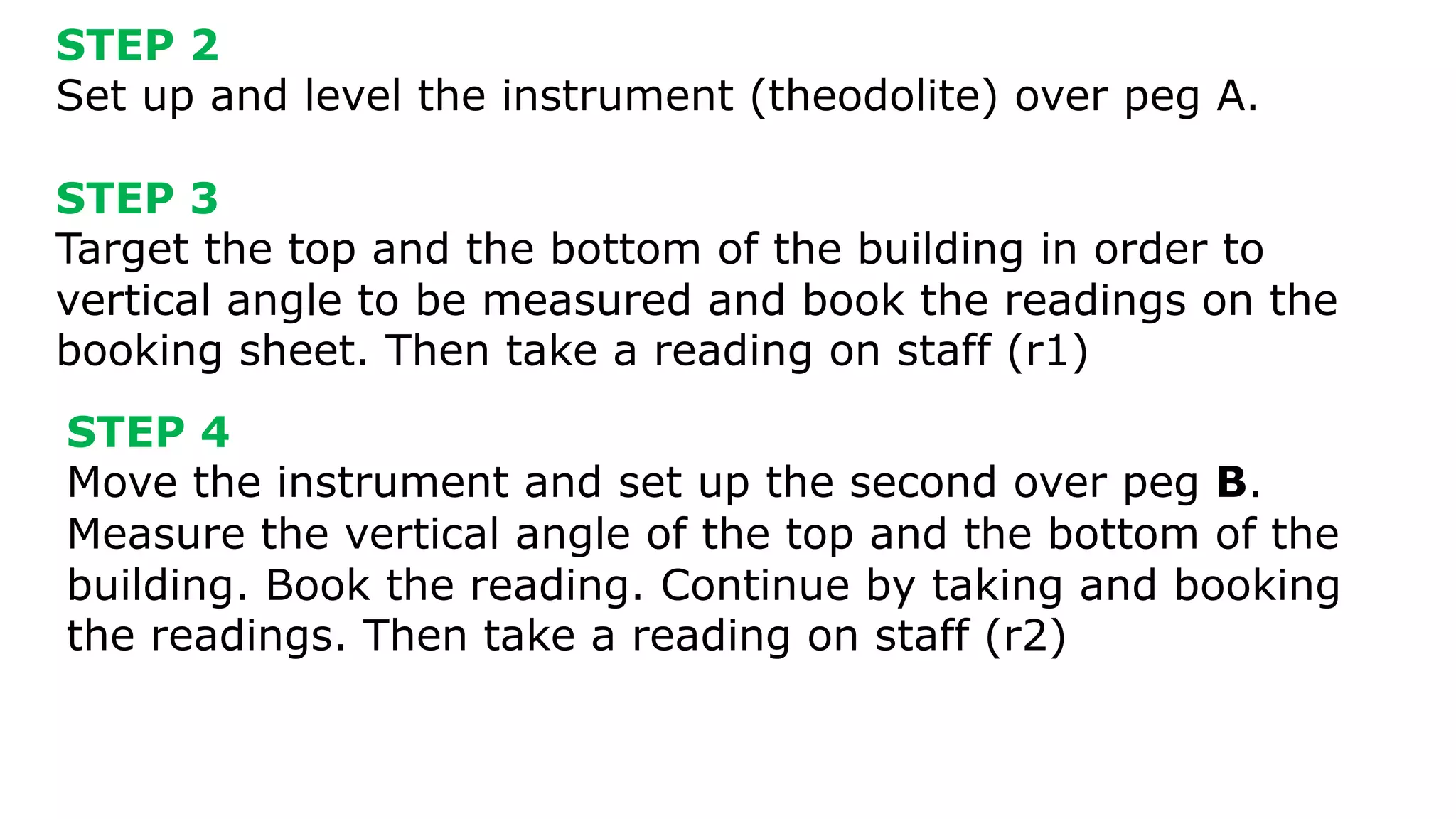 Trigonometric Levelling Practical Part | PDF