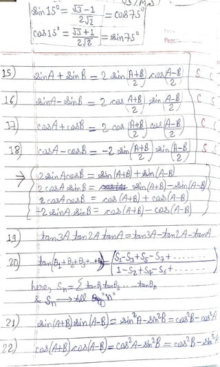 Trigonometry Formulas (Class 11th & 12th).pdf