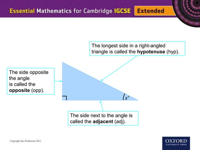 Trigonometry For Igcse Math Extended Book Pptx
