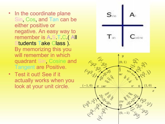 Trigonometry For Dummies by ItzelS | PPT | Physics | Science