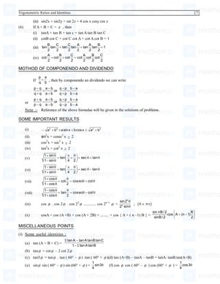 Trigonometry - Formula Sheet - MathonGo.pdf