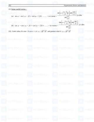 Trigonometry - Formula Sheet - MathonGo.pdf