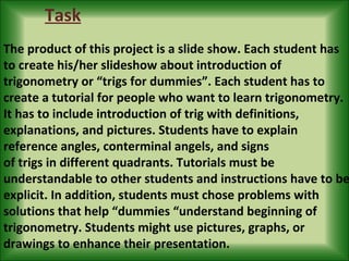Trigonometry Project.Check | PPT