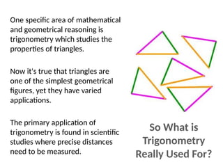Grade 11 General Mathematics - Trigonometry and its Real Life ...