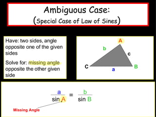 Trigonometry: Solving Triangles | PPT