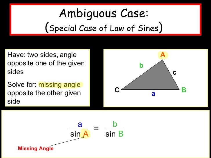 Trigonometry: Solving Triangles