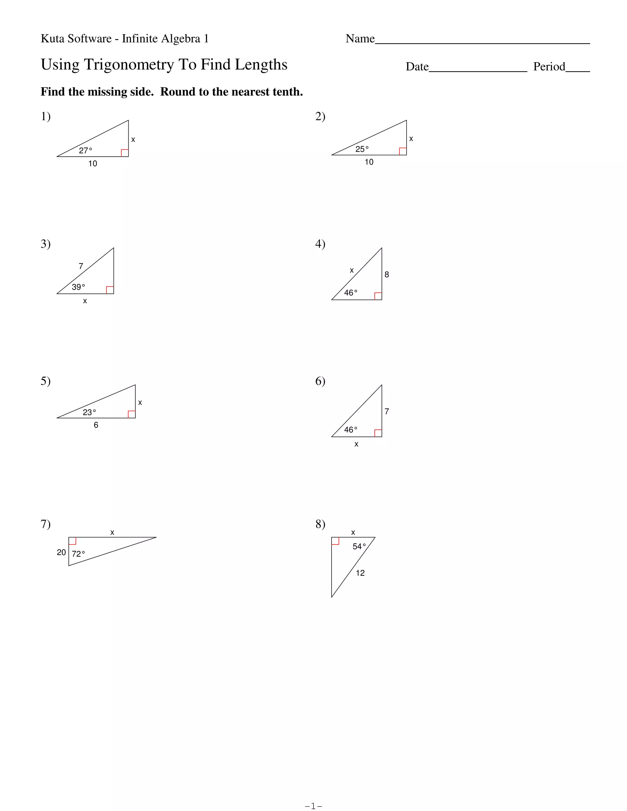 Trigonometry%20 to%20find%20lengths | PDF