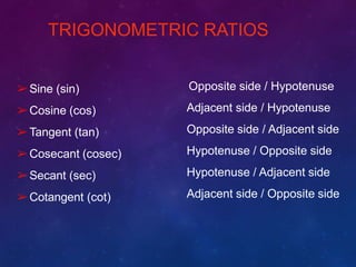 trigonometry.pptx | Physics | Science