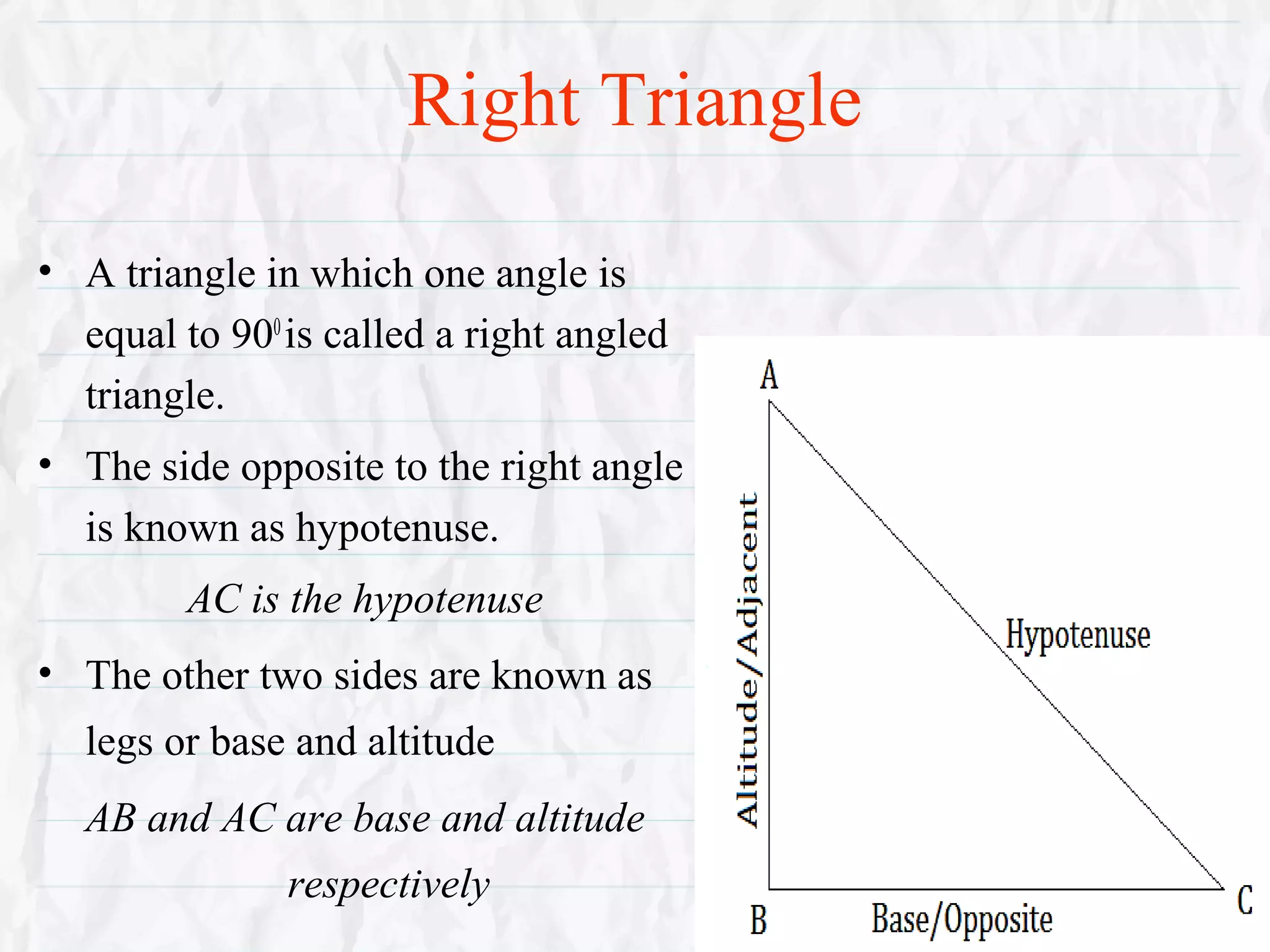 Trigonometry Presentation For Class 10 Students | PPT