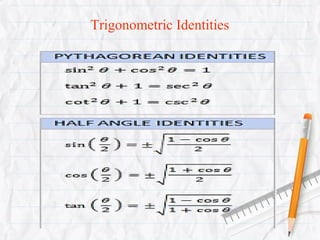 Trigonometry Presentation For Class 10 Students | PPT