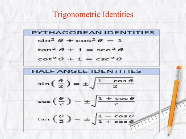 Trigonometry Presentation For Class 10 Students | PPT