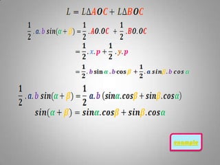 Trigonometry addition & substraction id | PPTX | Physics | Science