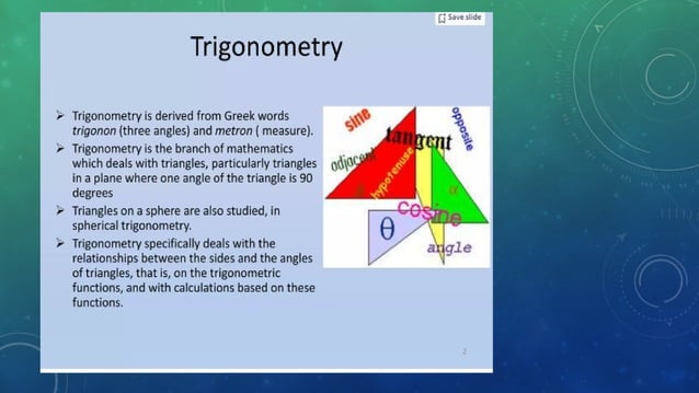 Trigonometry and Its Applications .pptx