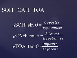 Trigonometry and triangles | PPTX