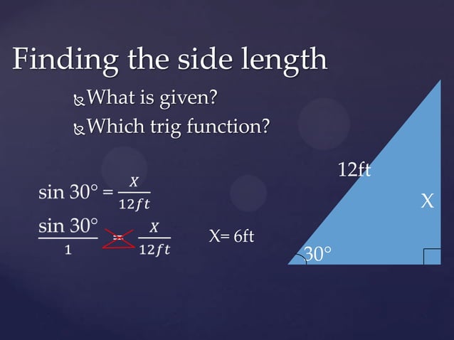 Trigonometry and triangles | PPTX